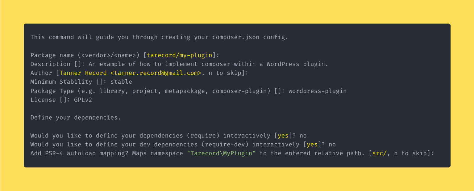 SWPD #007: How to Use Composer to Simplify Plugin Development | Tanner Record